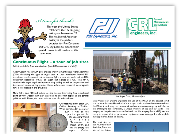 Issue 53: Continuous Flight - A Tour of Job Sites - GRL Engineers