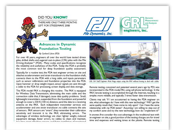 Issue 57: Advances in Dynamic Foundation Testing - GRL Engineers
