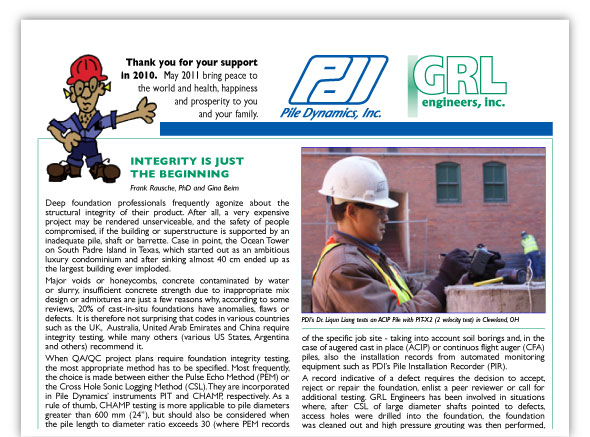 Issue 65: Integrity is Just the Beginning - GRL Engineers
